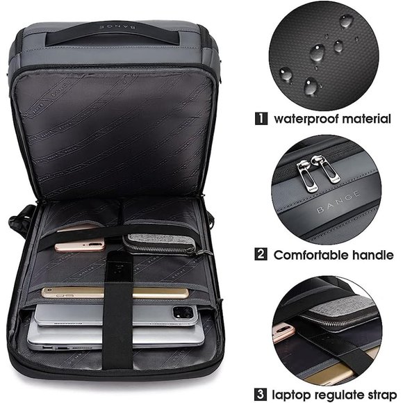 Bags | 156 Inch Business Smart Backpack With Usb Charging Port Backpack ...